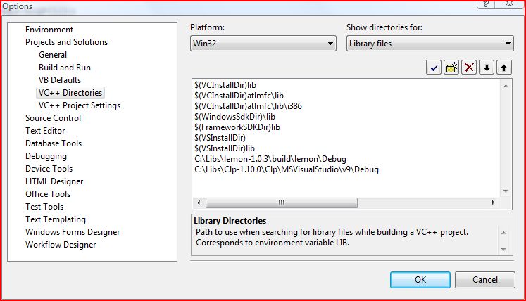 Unable to execute Clp and CoinUtils static libraries with MS Visual Studio 2008 · Issue #31 ...